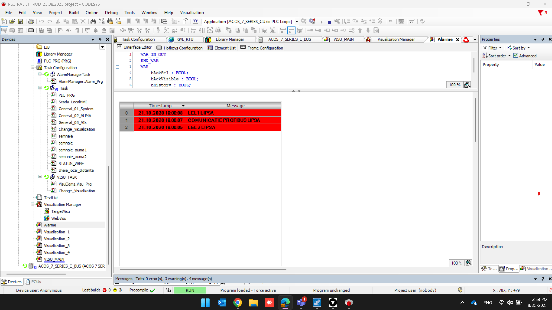 CODESYS Forge - CODESYS Forge / Talk / Engineering 🇬🇧: update data/tim